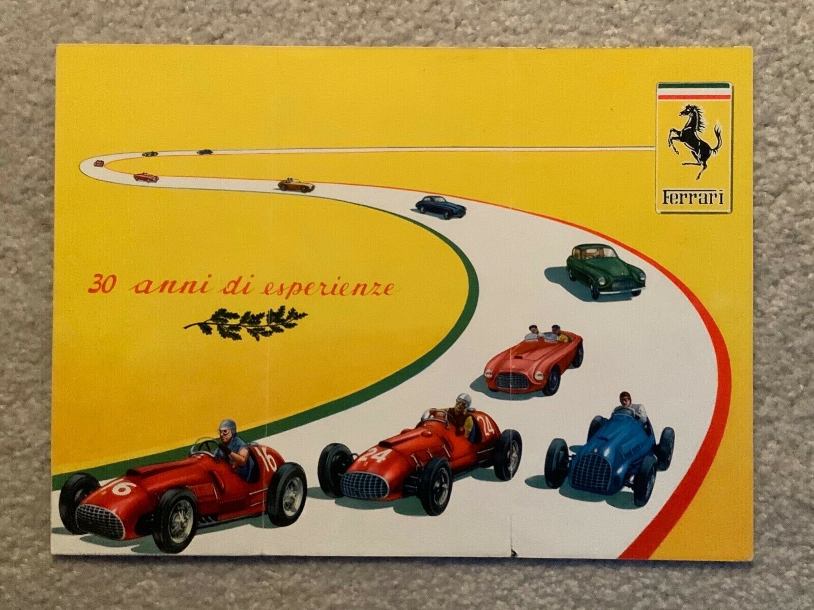 Ferrari 30 Anni di experienze Sales Brochure; 212 ,195 & 340 | Ferrari ...