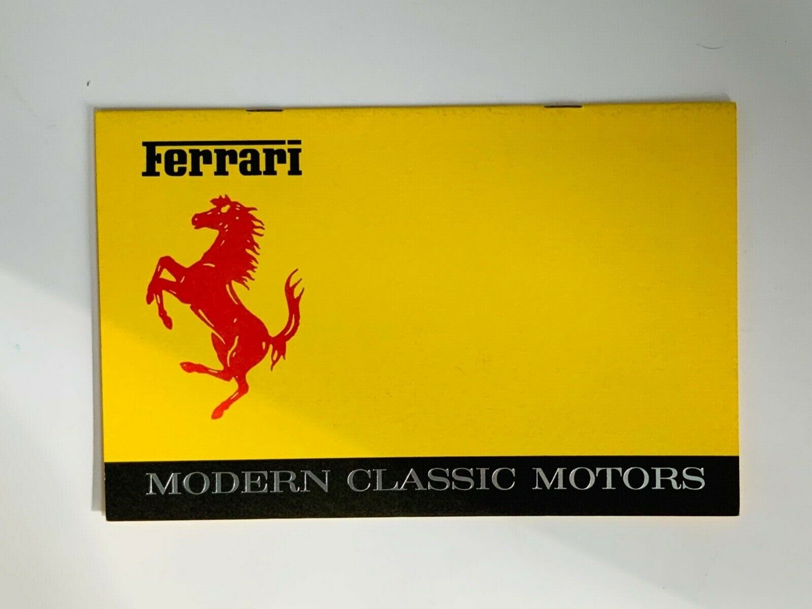 Ferrari Modern Classic Motors Sales Brochure | Ferrari Literature