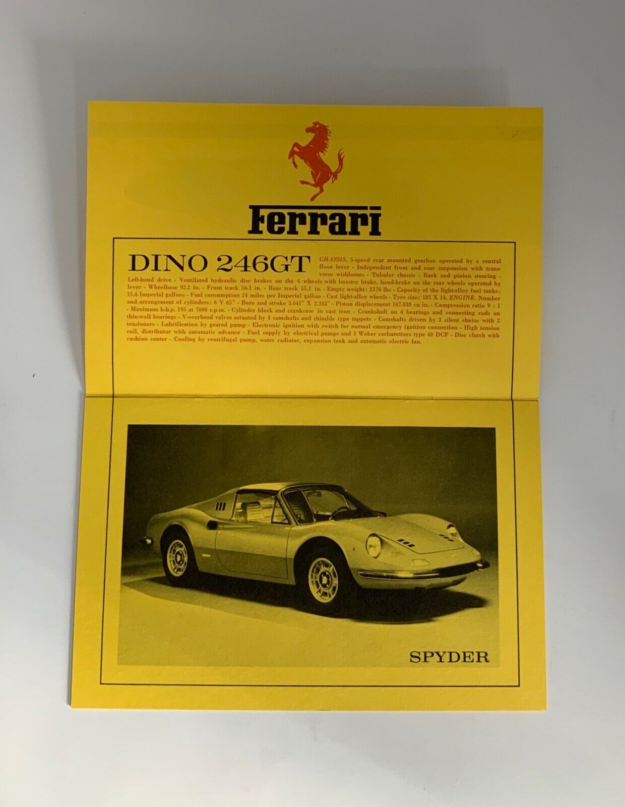 Ferrari Modern Classic Motors Sales Brochure | Ferrari Literature